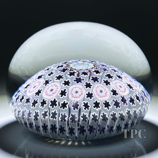 Early Michael Hunter Glass Art Paperweight Complex Millefiori Carpet G