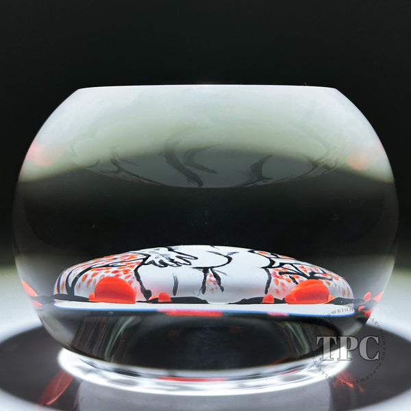 Richard Loesel x Renaud De Putter 2024 Glass Art Paperweight Hand-Pain