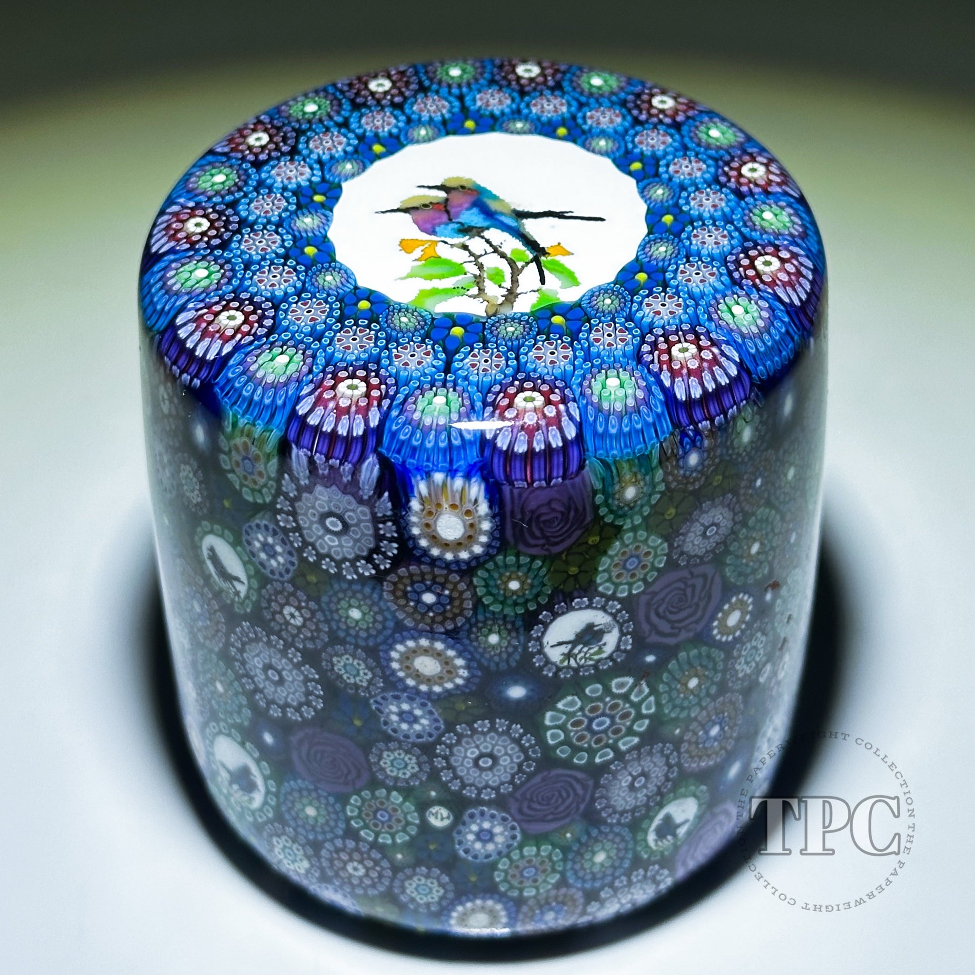 Michael Hunter 2024 Glass Art Paperweight Cylinder Closepack Complex M