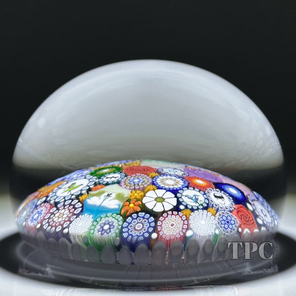 Michael Hunter Twists Studio 2024 Glass Art Paperweight Millefiori Clo
