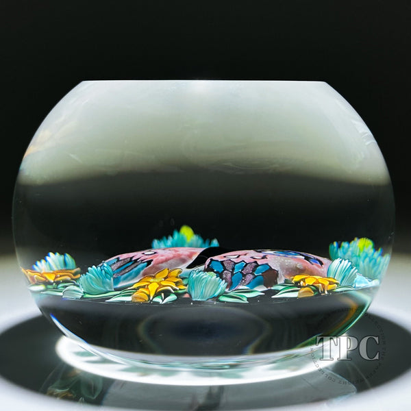 Richard Loesel x Renaud De Putter 2024 Glass Art Paperweight Hand-Pain