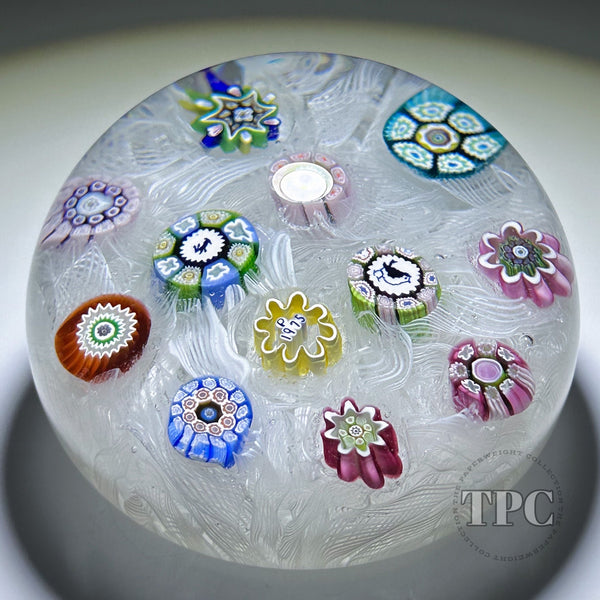 Perthshire Paperweights 1975 PP11 Glass Art Paperweight Spaced Complex