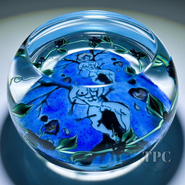 Richard Loesel x Renaud De Putter 2024 Glass Art Paperweight "St. Seba