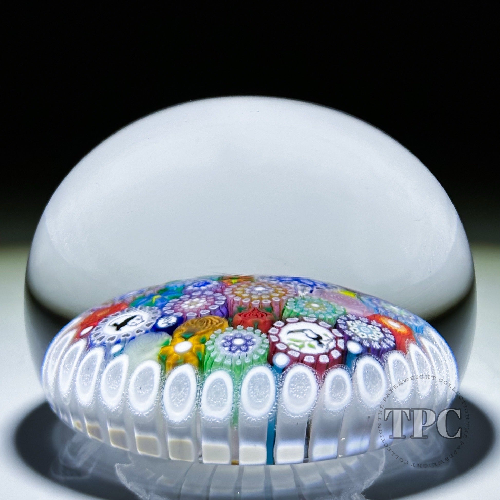 Miniature Michael Hunter Twists Studio 2024 Glass Art Paperweight Mill