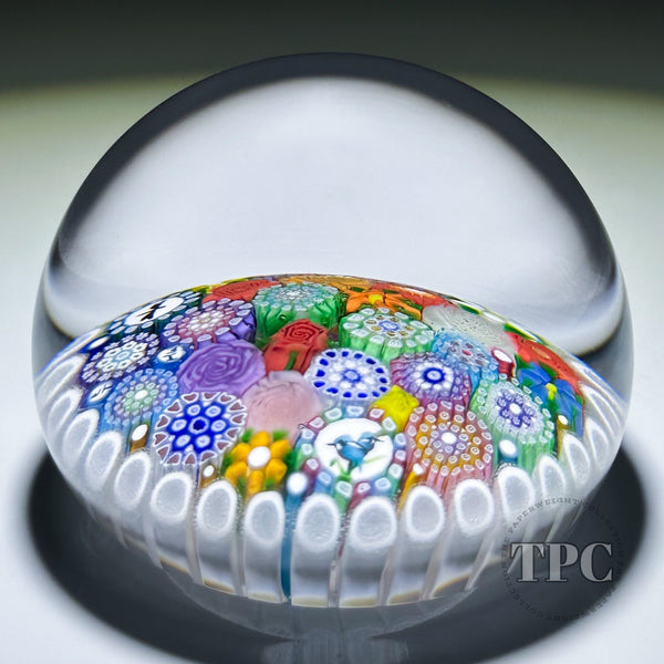 Miniature Michael Hunter Twists Studio 2024 Glass Art Paperweight Mill