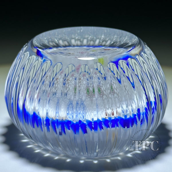 Jim Brown 2023 Glass Art Paperweight Complex Closepack Millefiori with