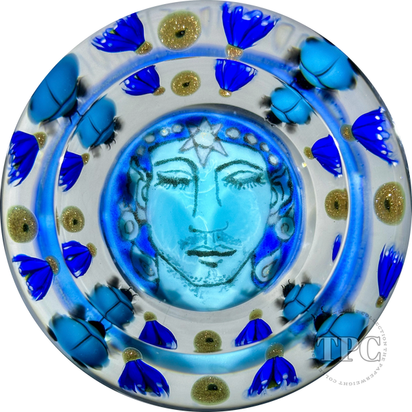 Richard Loesel x Renaud De Putter 2024 Glass Art Paperweight "Le Phara