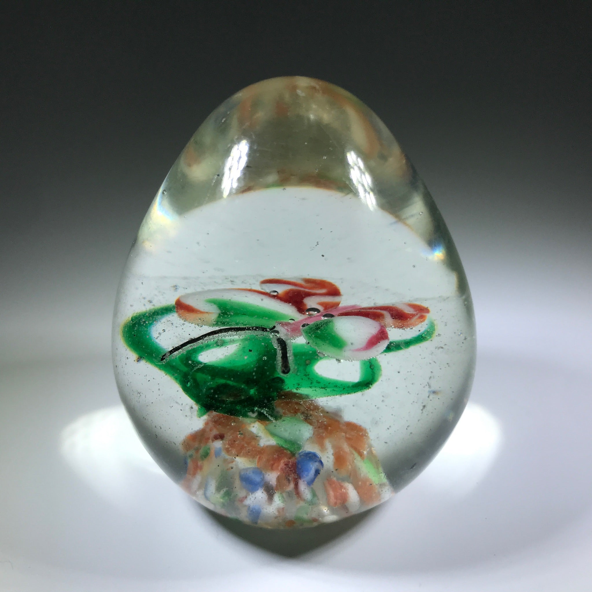 Antique Blown Glass Eggs
