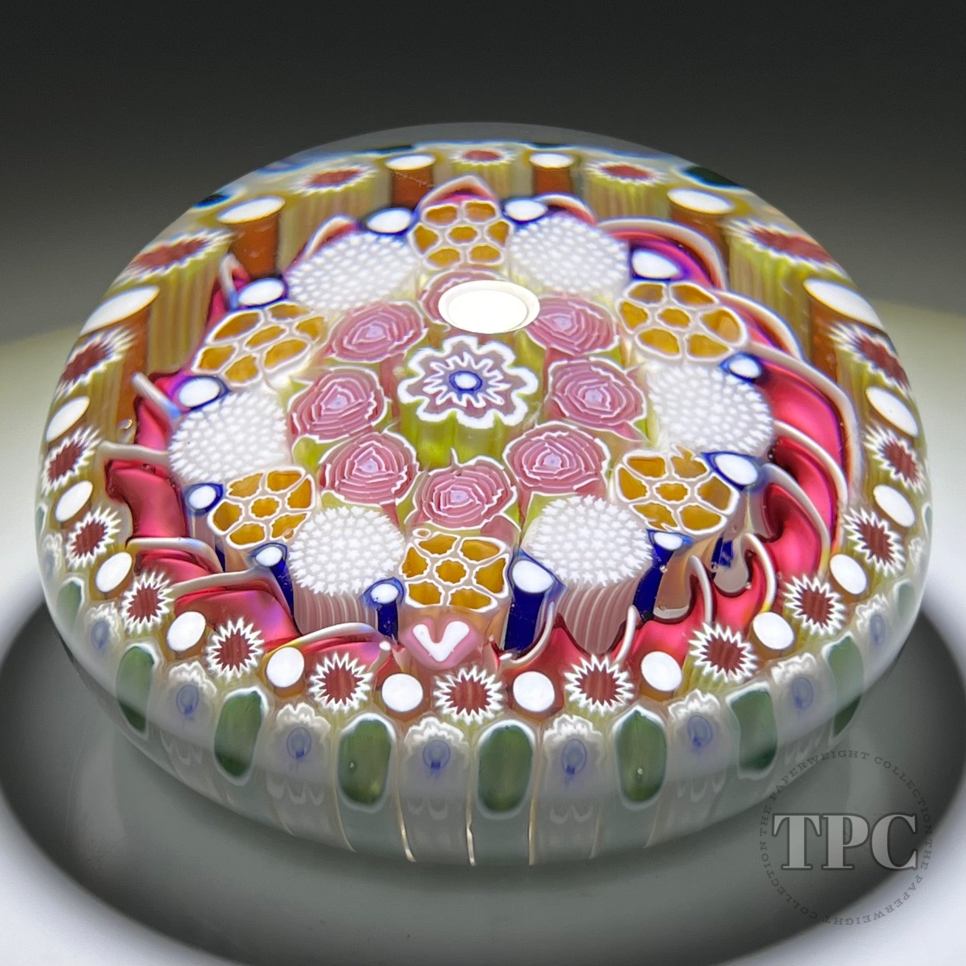 Magnum Damon MacNaught 2022 Glass Art Paperweight Complex Concentric M