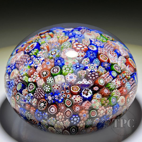 Antique Baccarat Dated 1847 Glass Art Paperweight Closepack "Church We