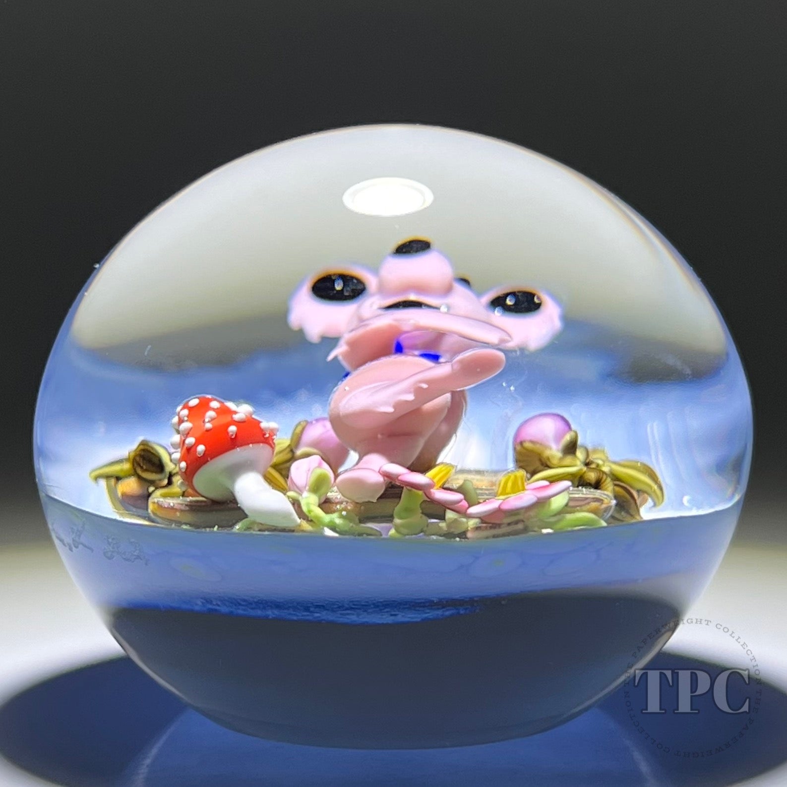 Clinton Smith 2022 Glass Art Paperweight Flamework Small Grateful Dead