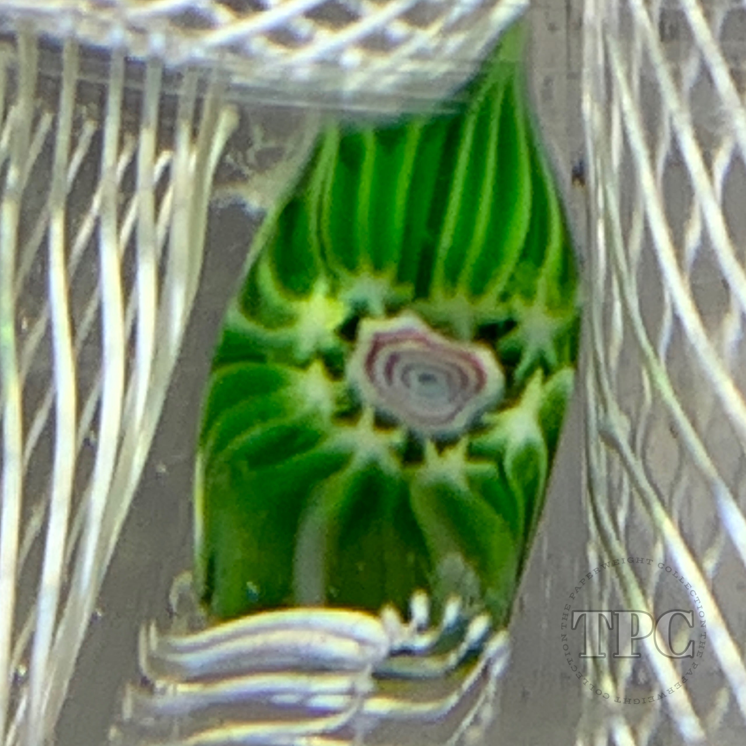 Extremely Rare Antique Islington Glass Art Paperweight Complex Millefi