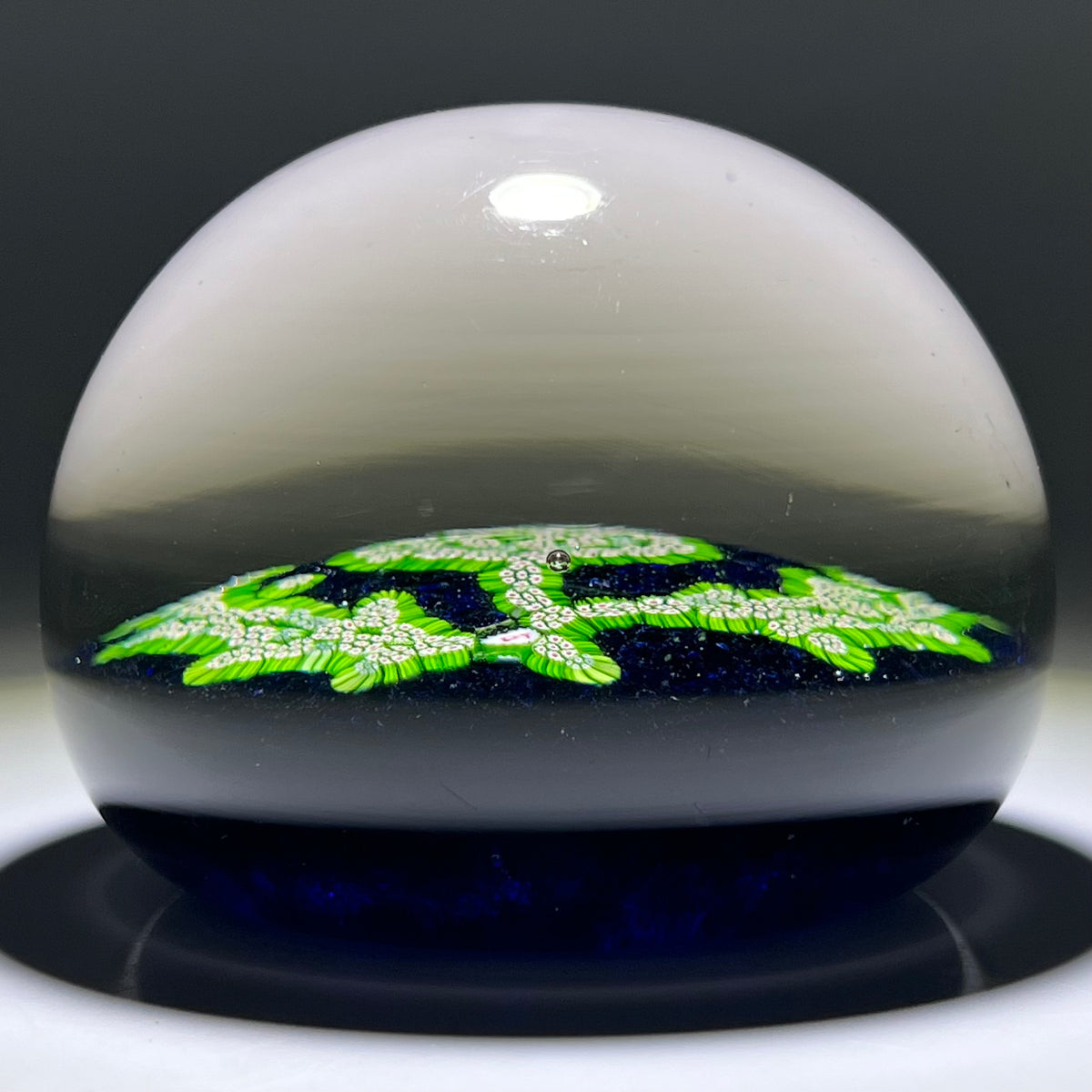 Very Rare Paul Ysart Moncrieff Period Glass Art Paperweight Complex Mi