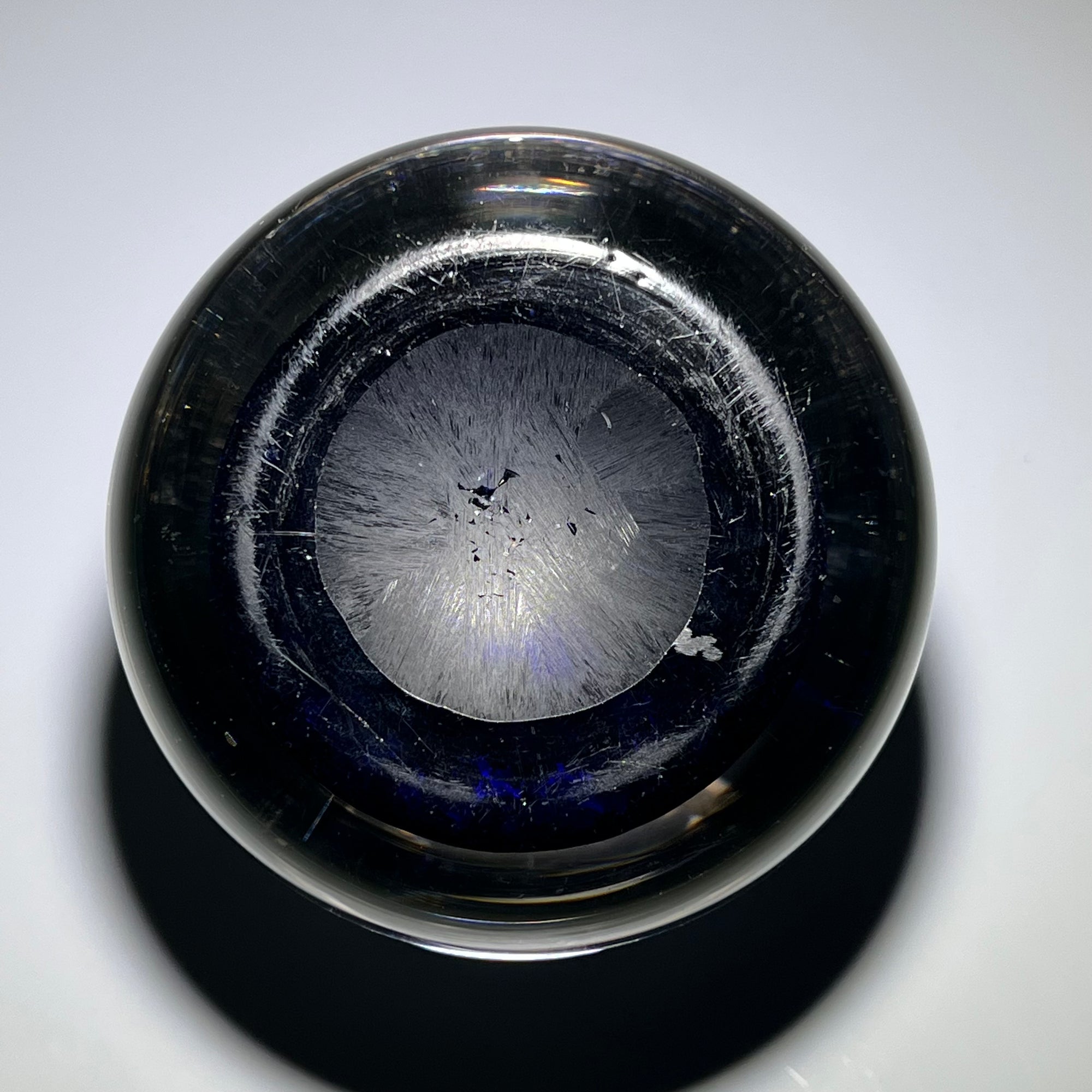 Very Rare Paul Ysart Moncrieff Period Glass Art Paperweight Complex Mi