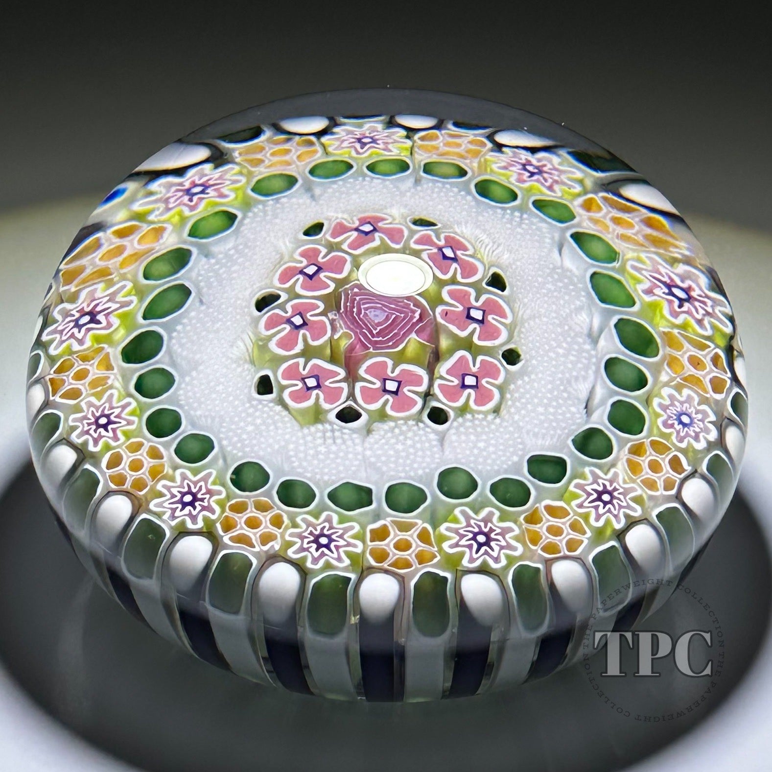 Magnum Damon MacNaught 2023 Glass Art Paperweight Complex Concentric M