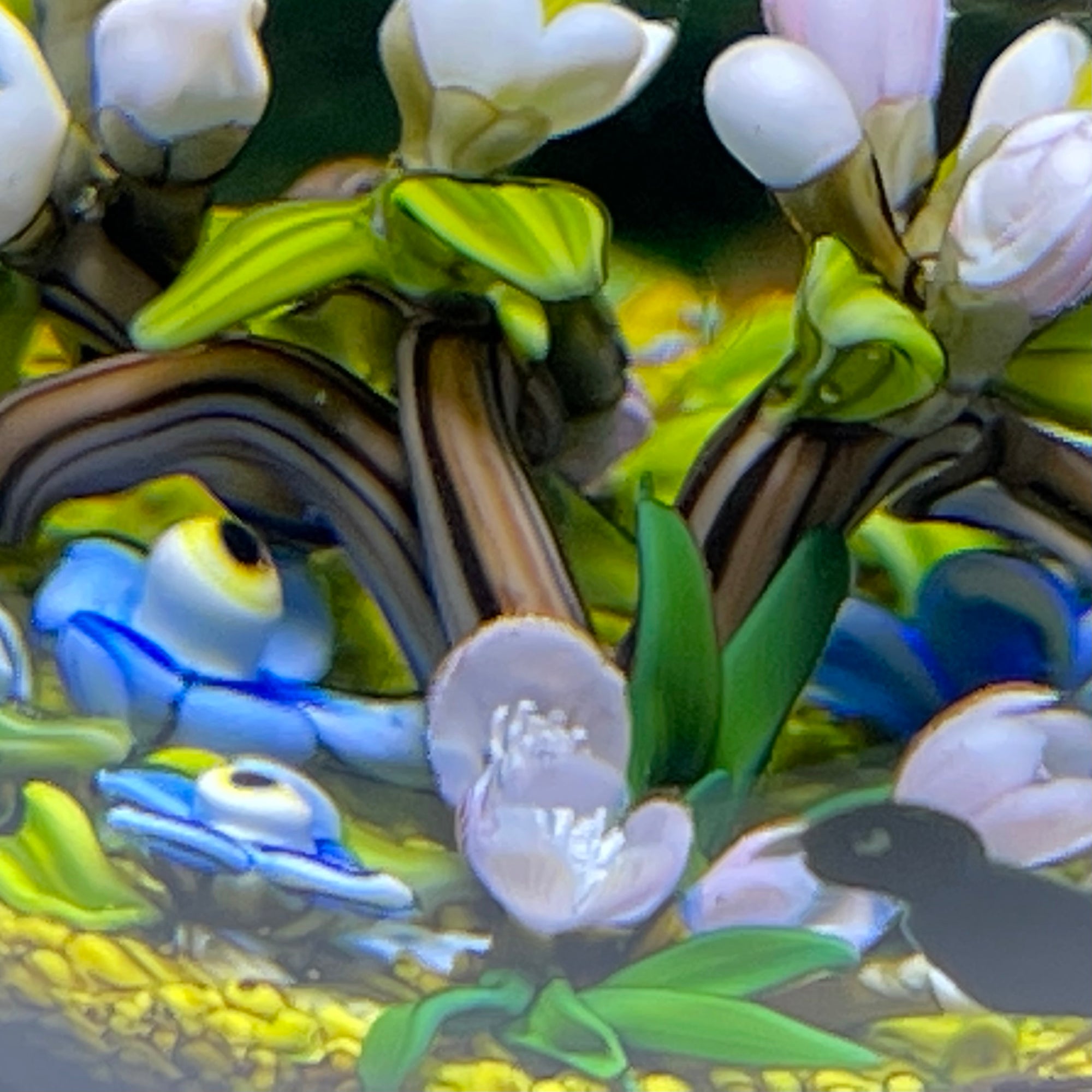 Cathy Richardson & Alison Ruzsa 2021 "The Bower Bird" Encapsulated Fla